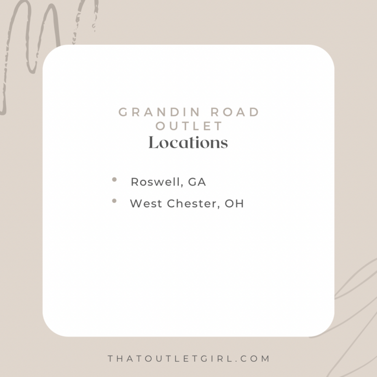 Frontgate Outlet & Grandin Road Outlet: West Chester, OH - That Outlet Girl