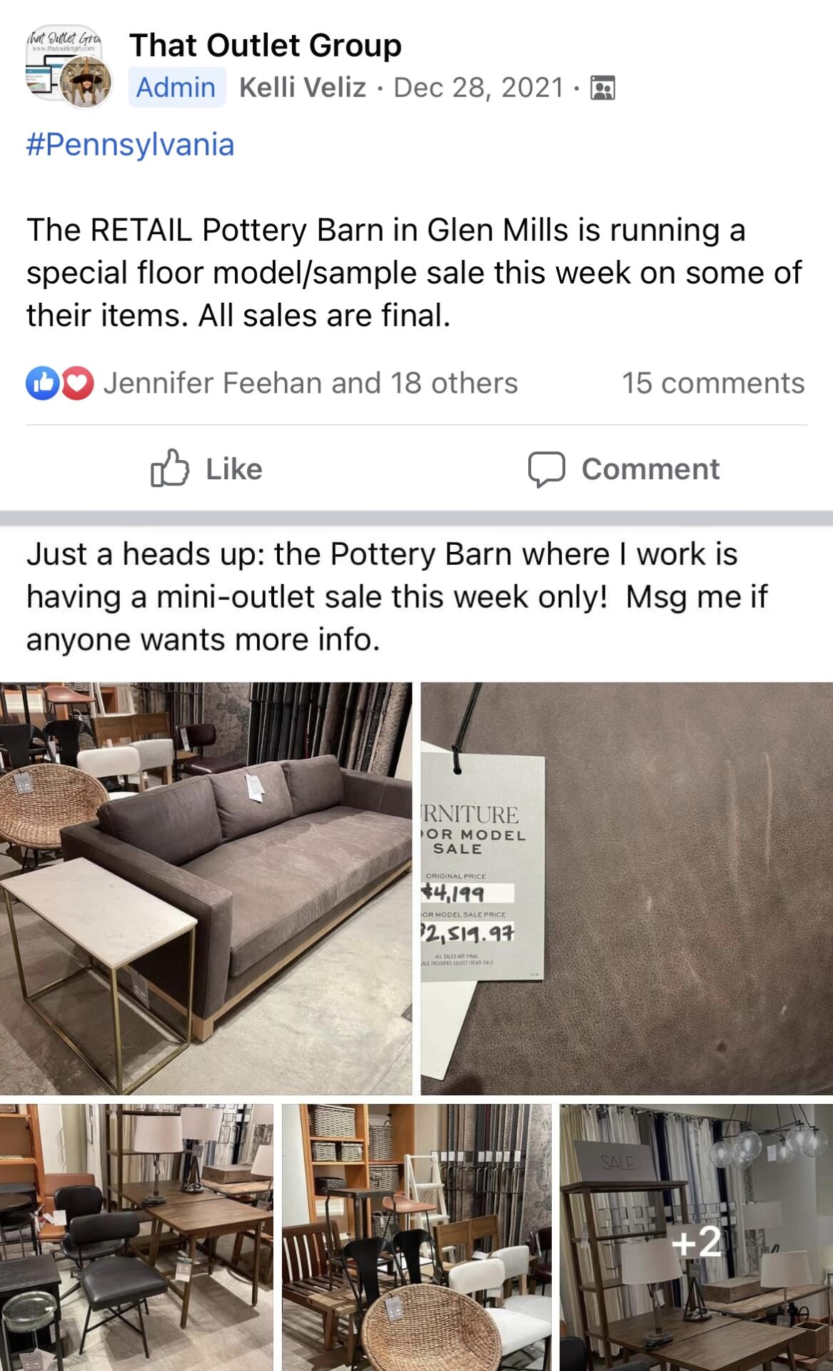 Pottery Barn Outlet Information - That Outlet Girl